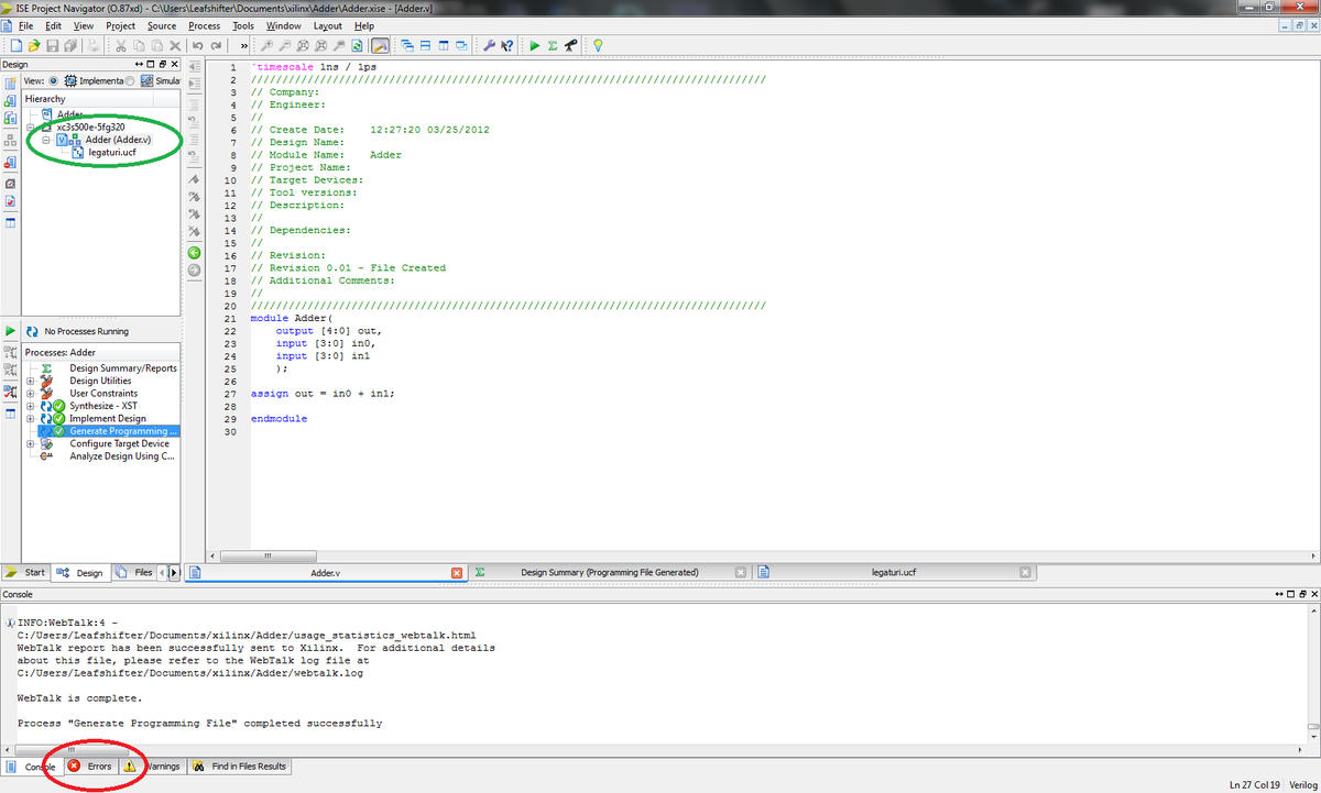 - Tutorial Xilinx ISE (14.7) - WikiLabs